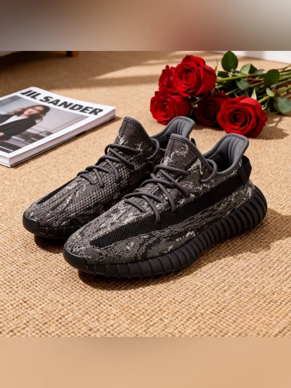 Yeezy | Shoes | Id481 Adidas Yeezy Boost 35 V2 Mx Dark Salt Grey Black ...